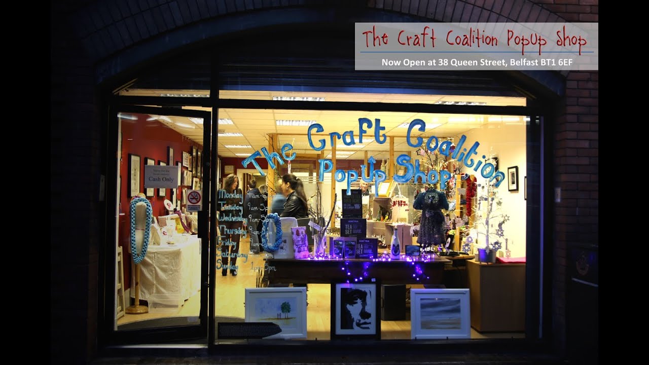 The Craft Coalition PopUp Shop - YouTube