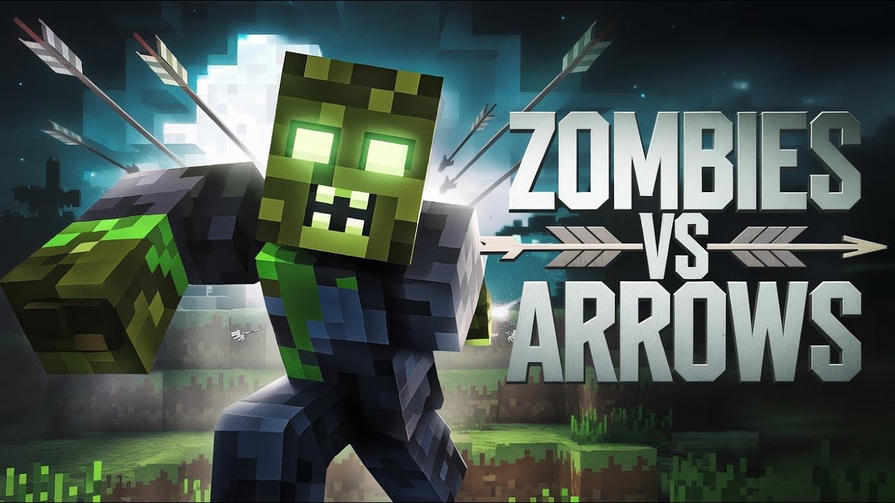 🔴ZOMBIE vs ARROWS🔴 #minecraft #minecraftvideos #shortsfeeds - YouTube