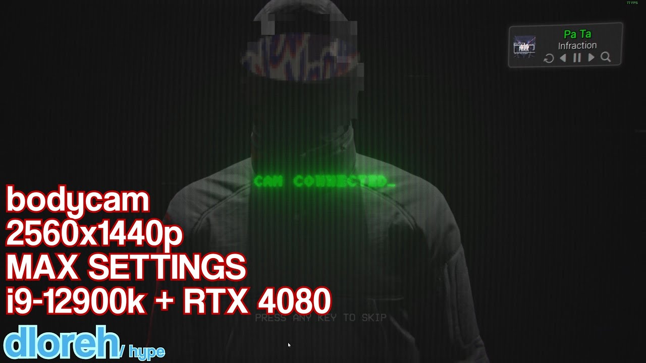 Bodycam - 2K MAX Settings [2560x1440p] i9-12900K, RTX 4080 - YouTube