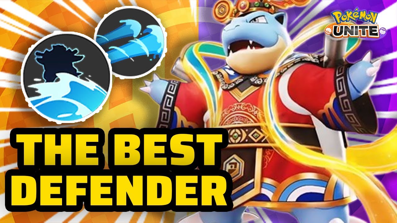 Blastoise is The Best Defender | Pokemon Unite Gameplay - YouTube