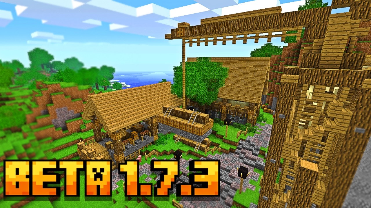 Building A Rustic Sawmill in Beta Minecraft | [2] - YouTube