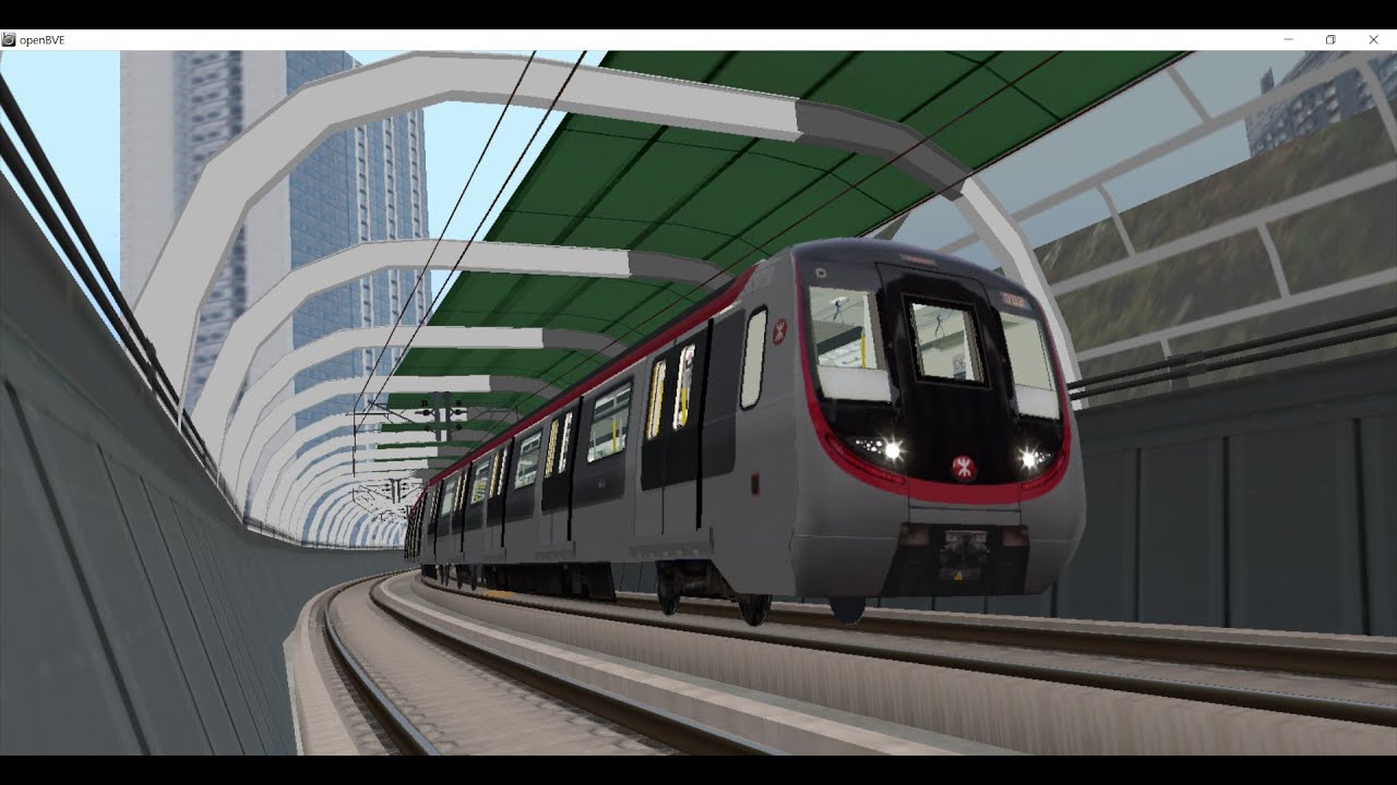 openBVE south island line( admiralty to south horizon) - YouTube
