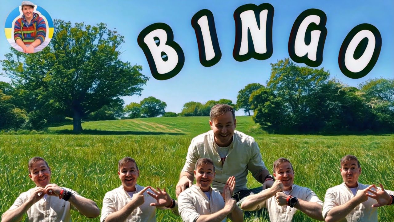 Andy sings BINGO (with makaton letter signs) - YouTube