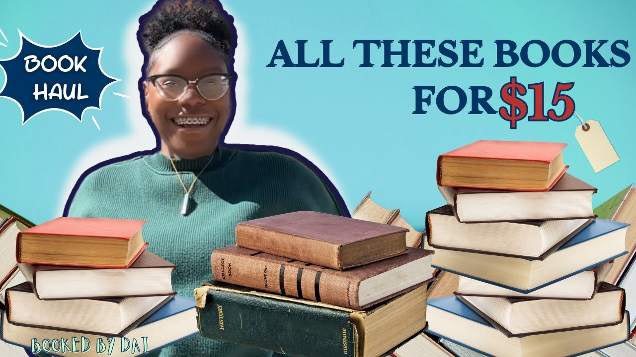 Book Haul on a budget | My local library had a sale! - YouTube