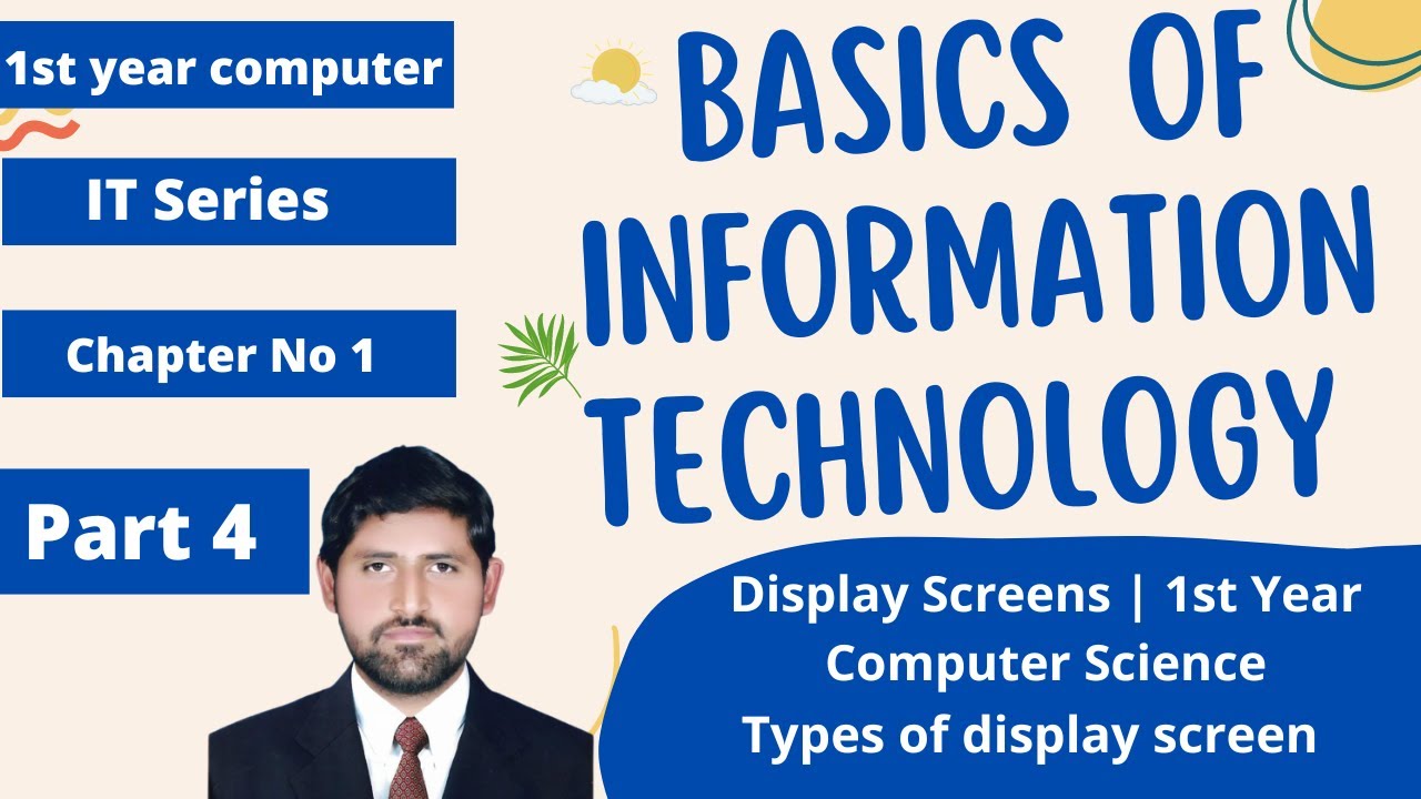 Display Screens types display screen | 1st Year Computer Science Basics ...