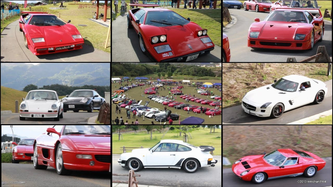 Super Car Meeting - Ferrari - Lamborghini - Porsche - Pagani - many ...