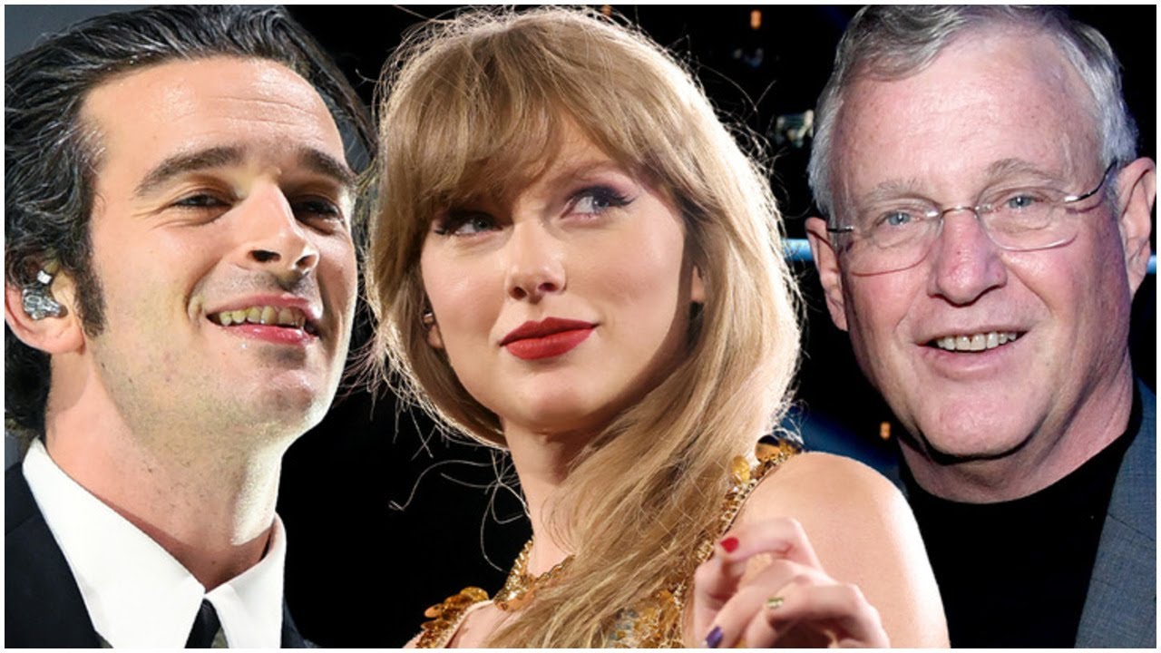 Taylor Swift's Dad Watches Philly Concert Next to Matty Healy - YouTube