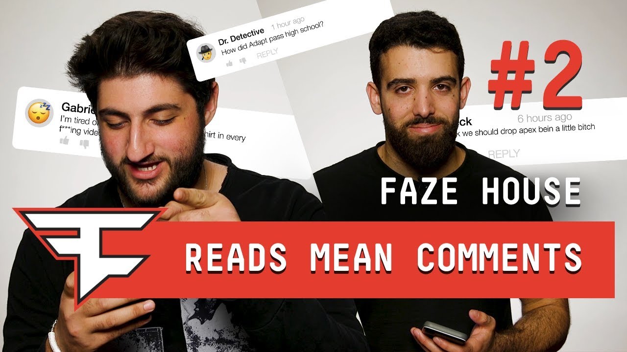 FaZe Clan Read Mean Comments PART 2! - YouTube