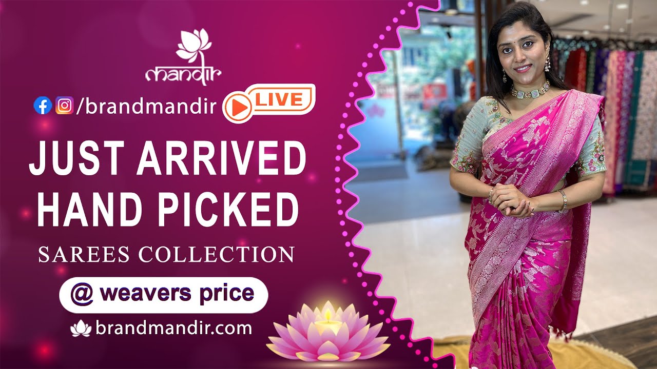 Just Arrived Hand Picked Sarees Collection | WhatsApp Number 733 733 ...