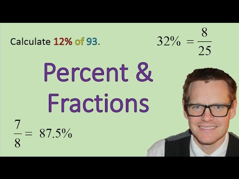 Percent and Fractions (Simplifying Math) - YouTube