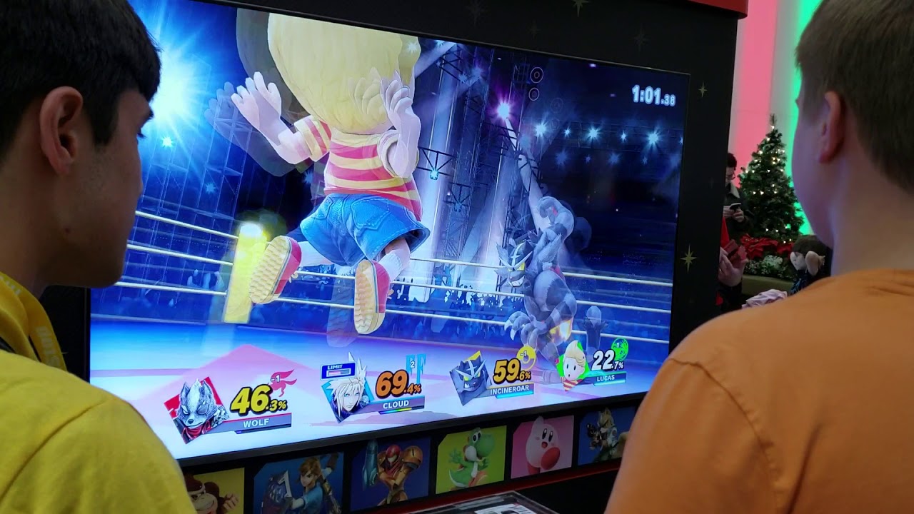 Super Smash Bros. Ultimate Wolf • Cloud • Incineroar • Lucas - YouTube