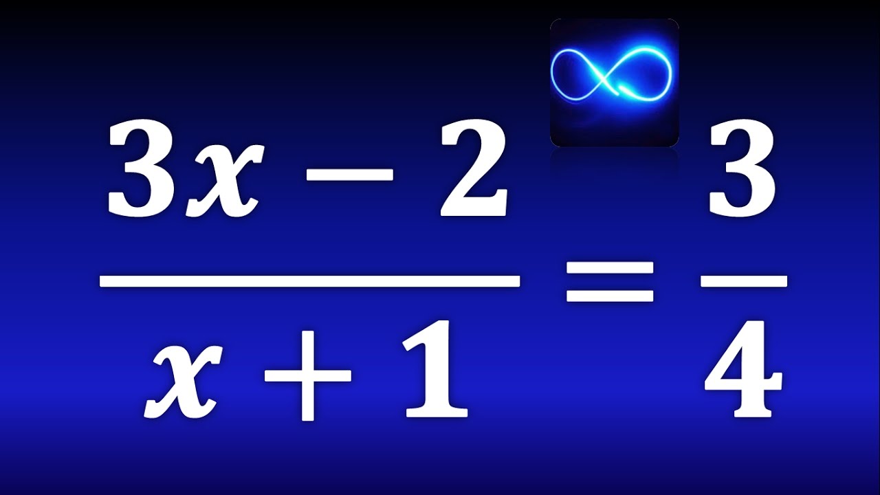 Ecuación De Primer Grado Con X En El Denominador Fracción Algebraica