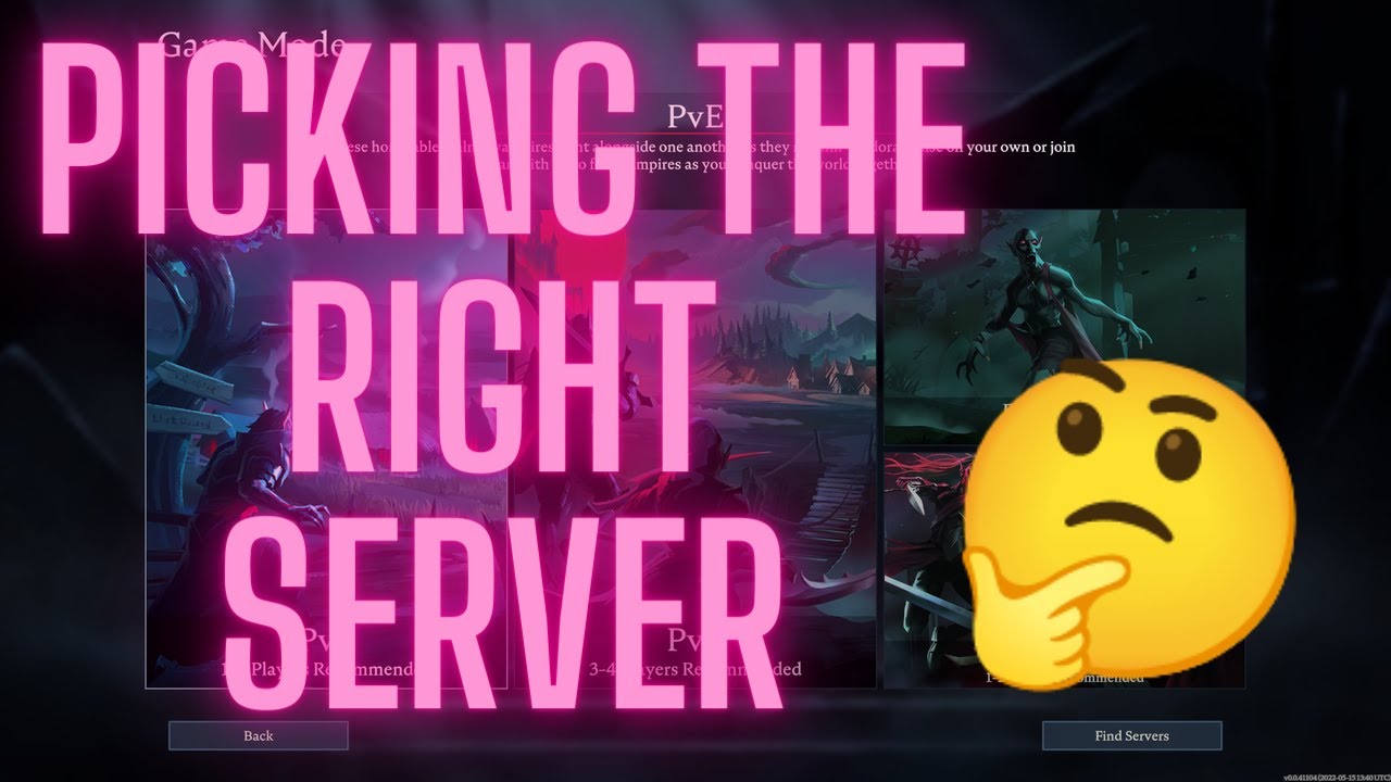 Picking the Right Server in V Rising - YouTube