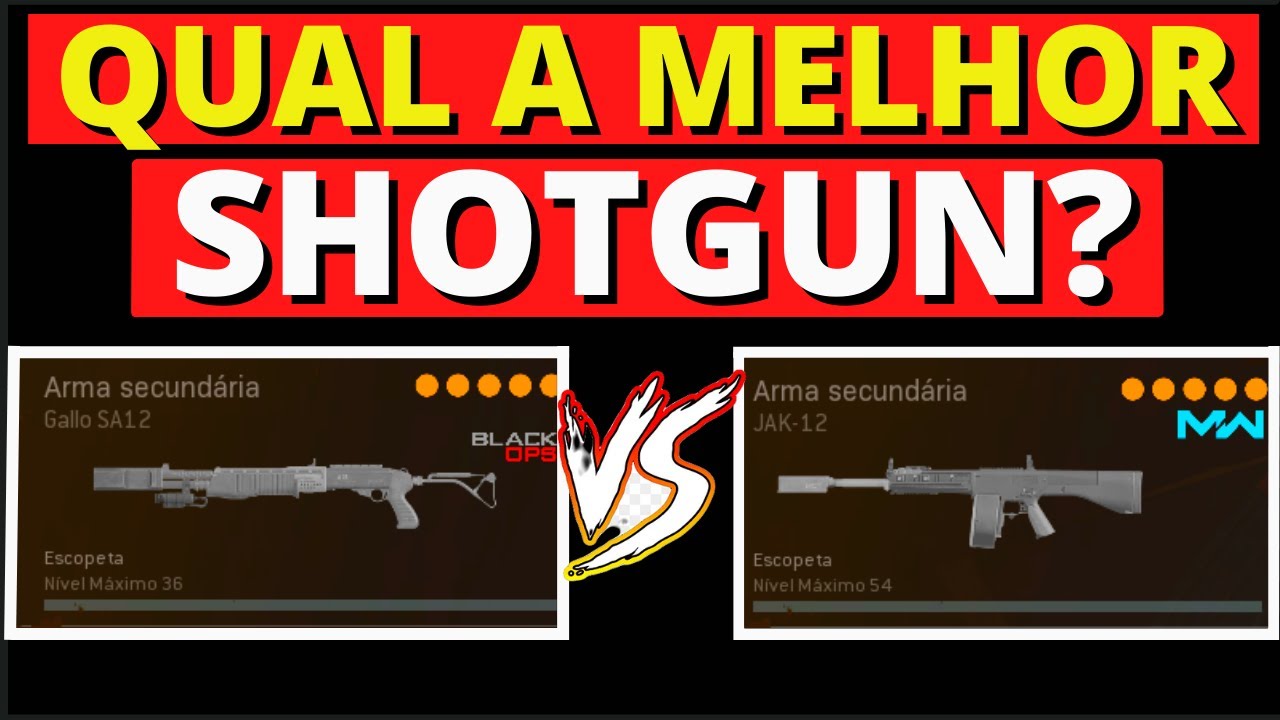 GALLO 12 OU JAK 12. QUAL A MELHOR SHOTGUN DO WARZONE? MELHORES CLASSES ...