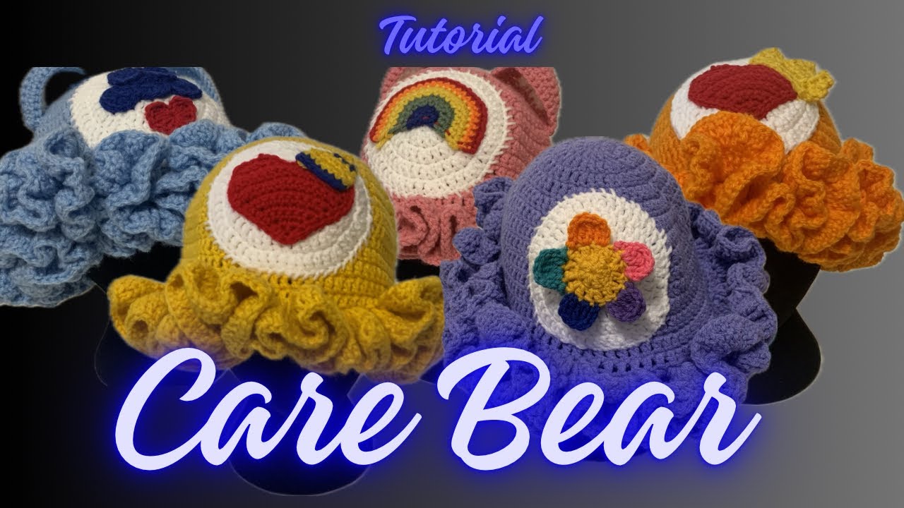Care Bear Bucket Hat Tutorial - YouTube