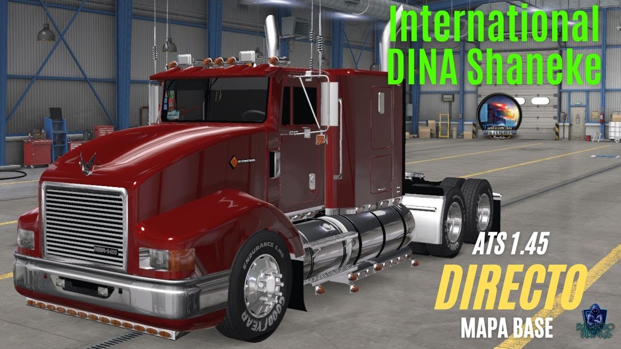American Truck Simulator 1.45 | camión INTERNATIONAL DINA Shaneke ...