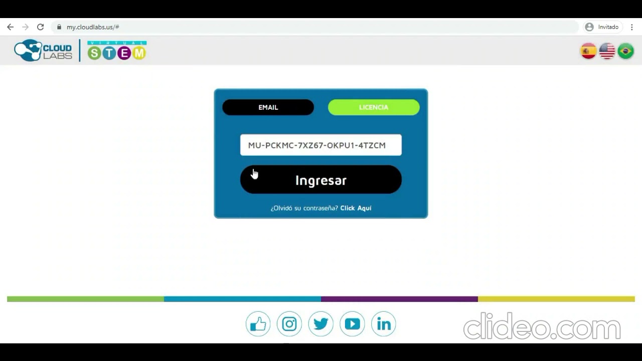 activacion de licencia Cloudlabs - YouTube