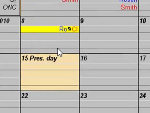 Split Shift tool for calendar year schedules - YouTube