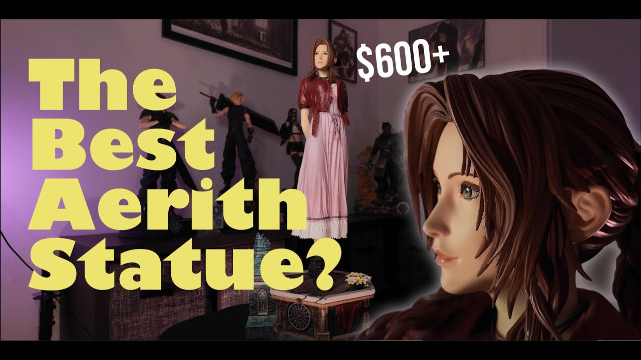 MH Studios Aerith Statue Review from Final Fantasy VII Remake // Figure ...