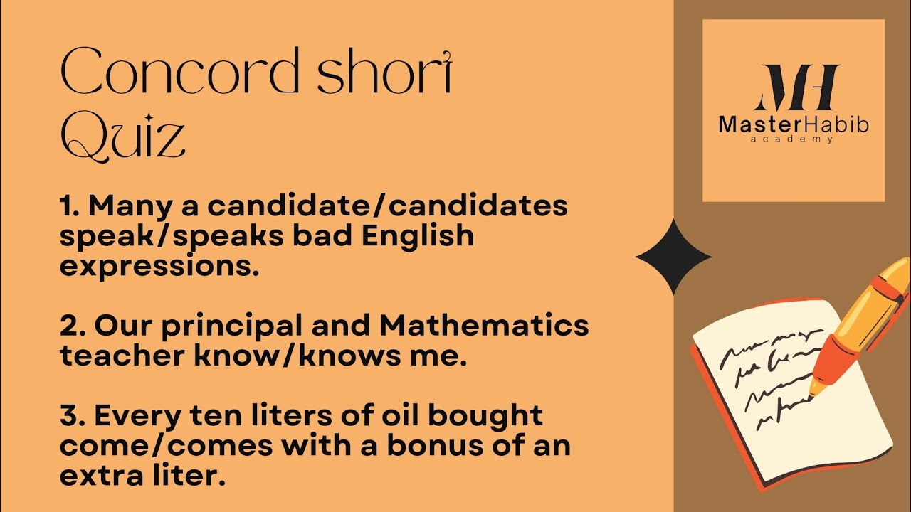 Concord Questions and Answers - YouTube