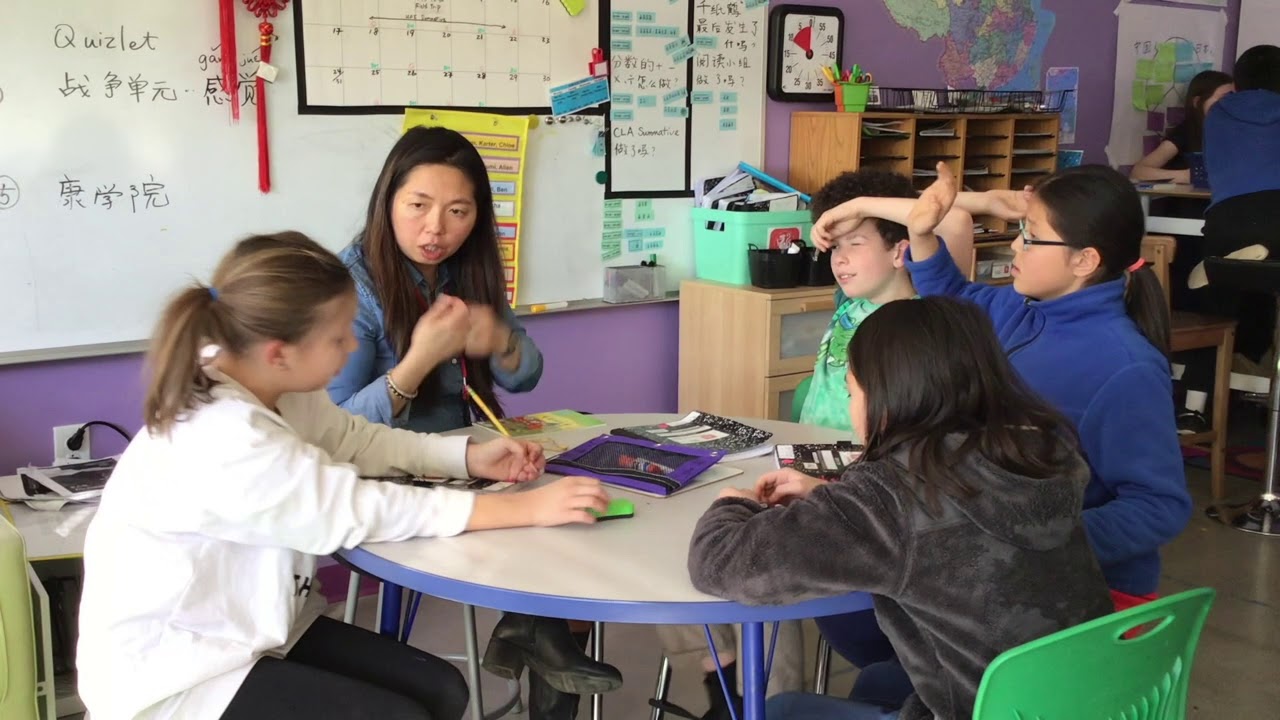 Level I Chinese Guided Reading demo in 5th Grade Immersion Classroom ...