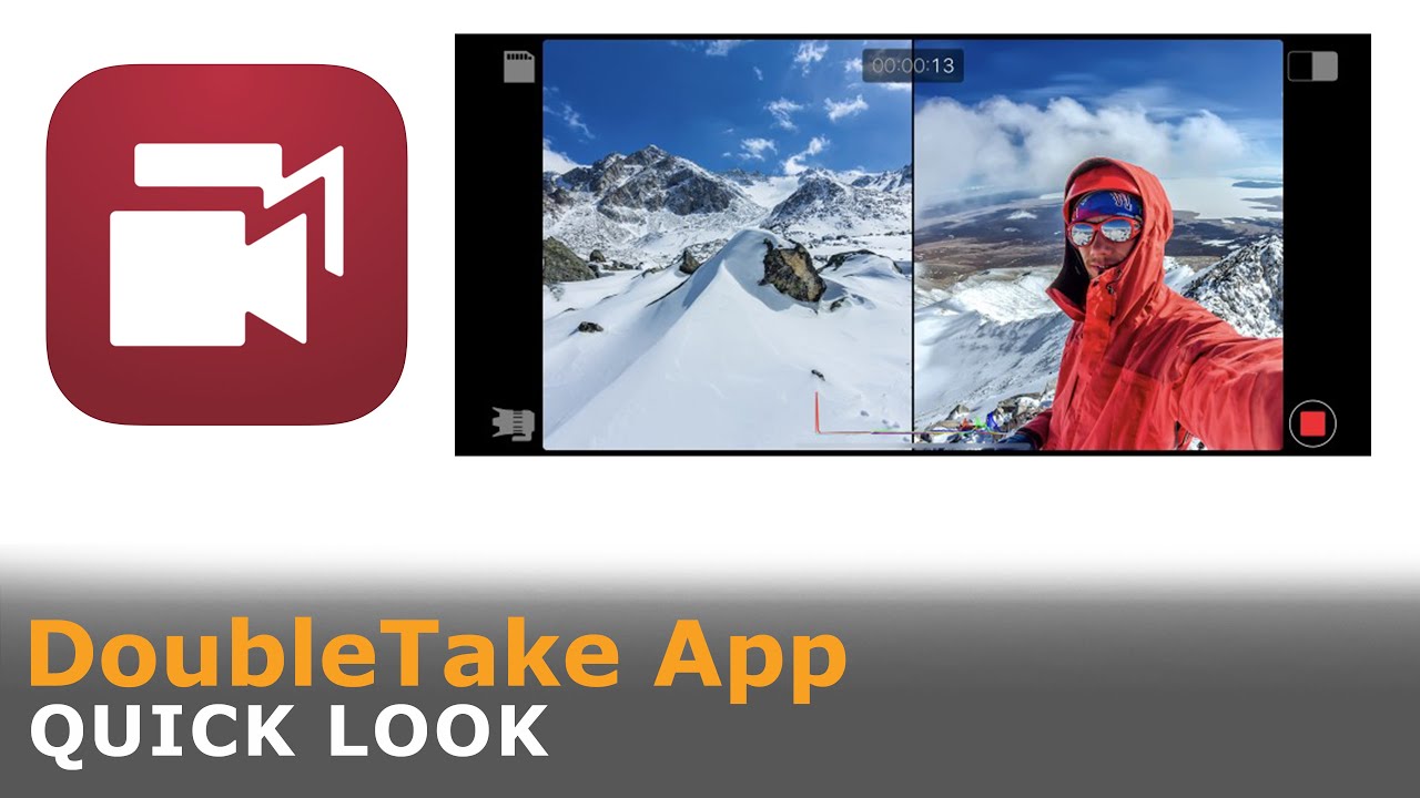 DoubleTake App by Makers of FiLMiC Pro Quick look - YouTube