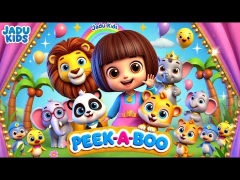 "Peek-a-Boo! Guess the Animal Sounds! 🦁🐶🐘 | Fun & Learning Game for ...