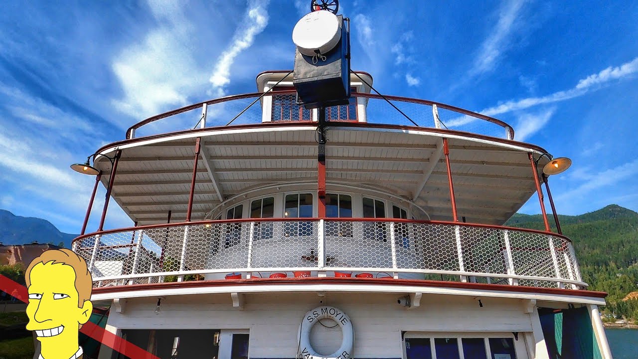 SS MOYIE STERNWHEELER | World's Oldest Passenger Sternwheeler | Kaslo ...