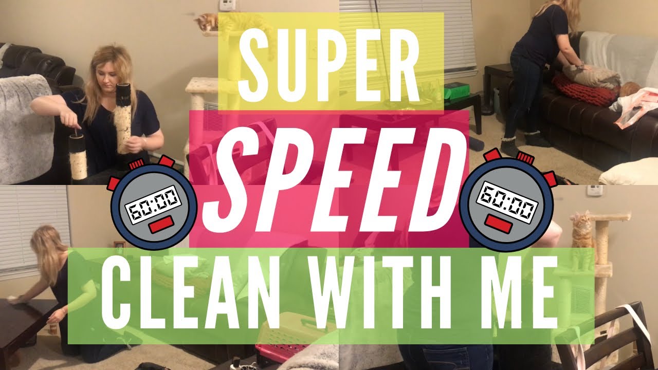 SUPER SPEED ULTIMATE CLEAN WITH ME! || MAJOR CLEANING MOTIVATION ...