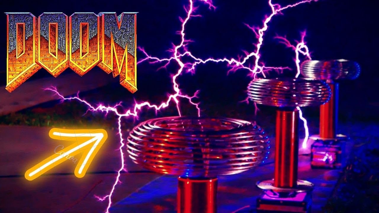 Running DOOM on TESLA COILS! - YouTube