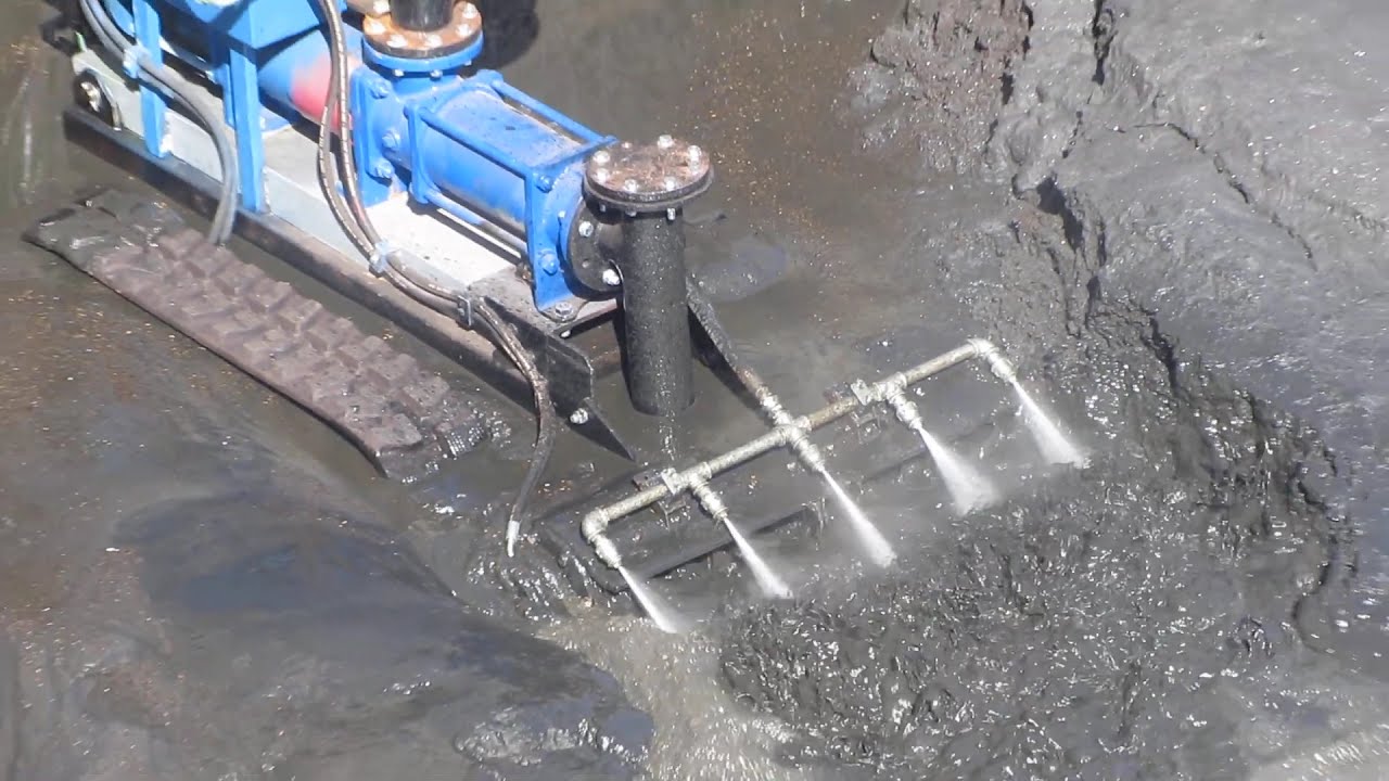 Industrial pond cleaning- a designed robot for applications with no ...