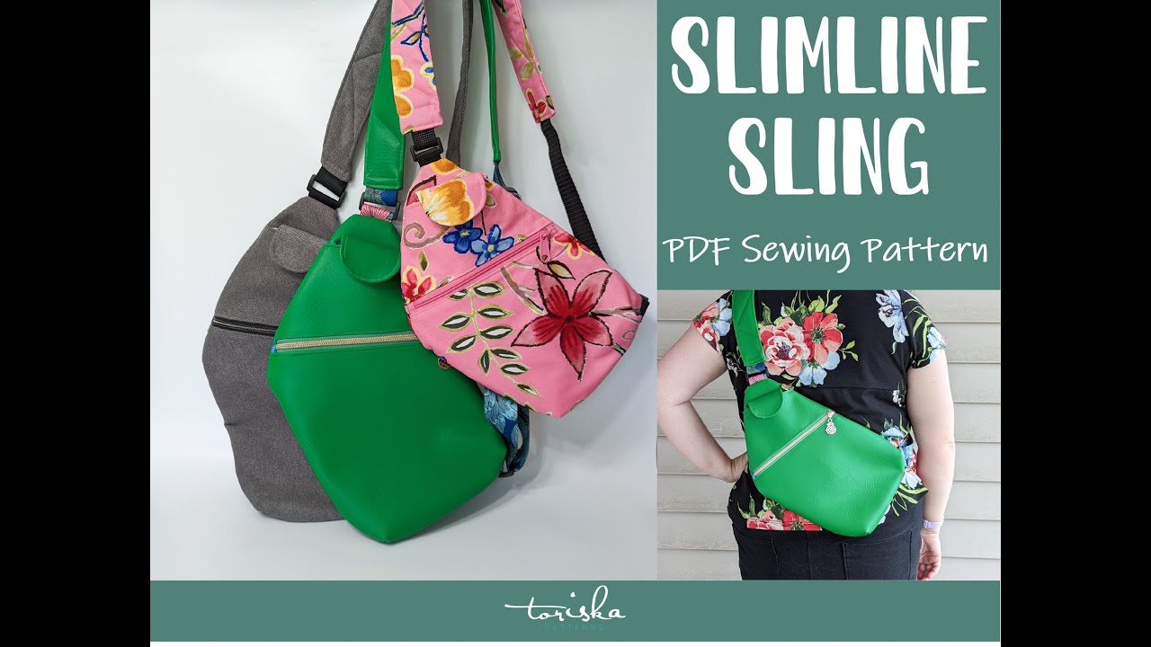 Pattern Preview: Slimline Sling by Toriska Patterns - YouTube