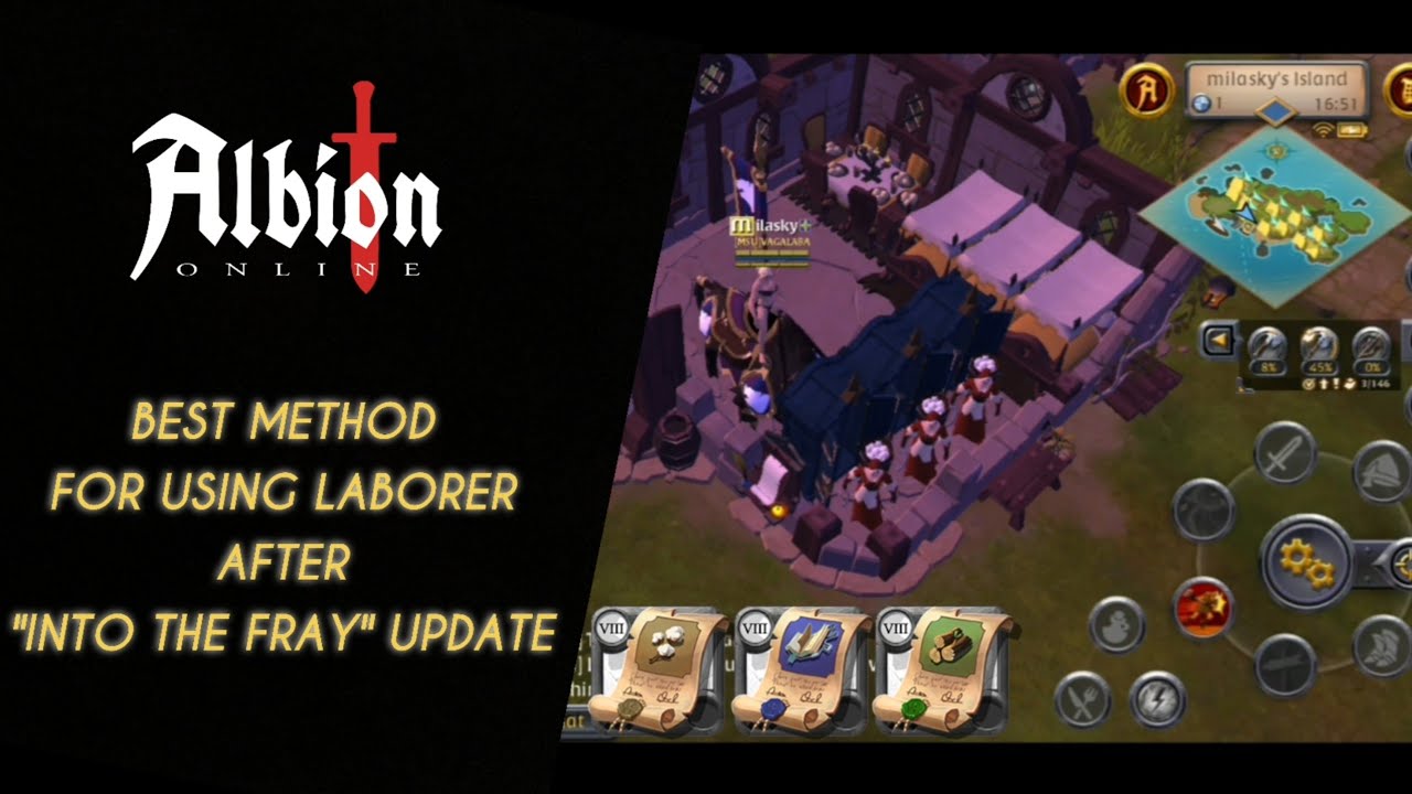 The best method for using laborers after "INTO THE FRAY" update - YouTube