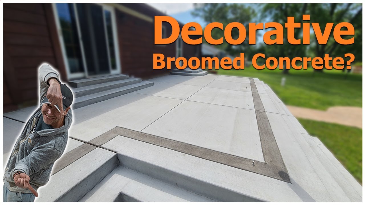Why You Should Choose Broomed Concrete! - YouTube