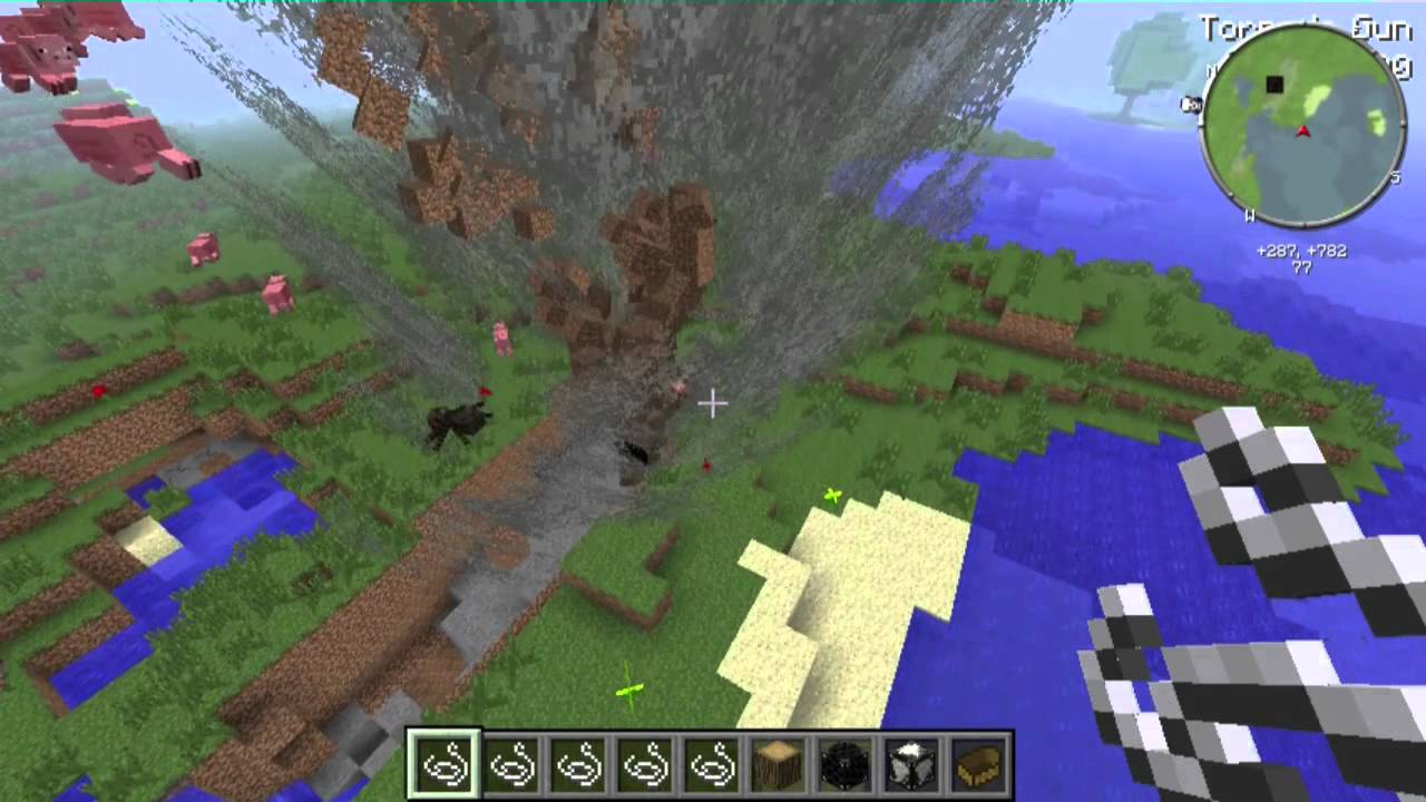 Minecraft Weather Mod Showcase (Dutch) TORNADO'S!!!!!!! - YouTube