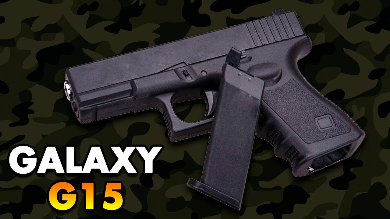 GLOCK FULL METAL DE 26€ - GALAXY G15 FULL METAL TIPO G19 - REVIEW ...