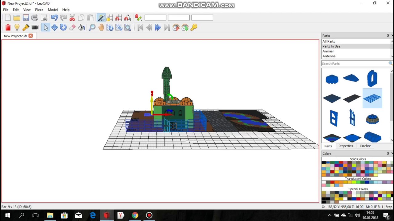 Modeling Village with LeoCAD - YouTube