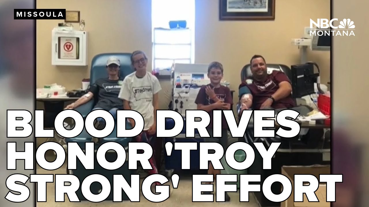 TroyStrong June blood drives start in Missoula - YouTube