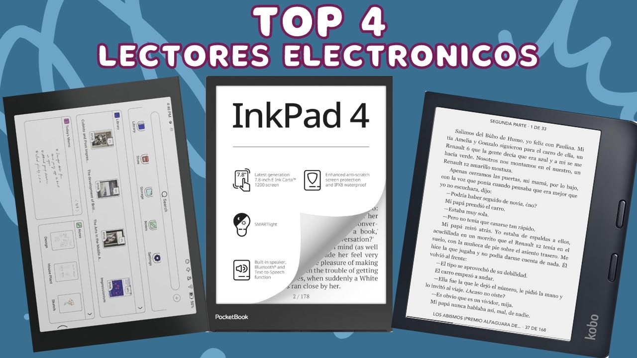 LOS MEJORES LECTORES ELECTRONICOS - YouTube