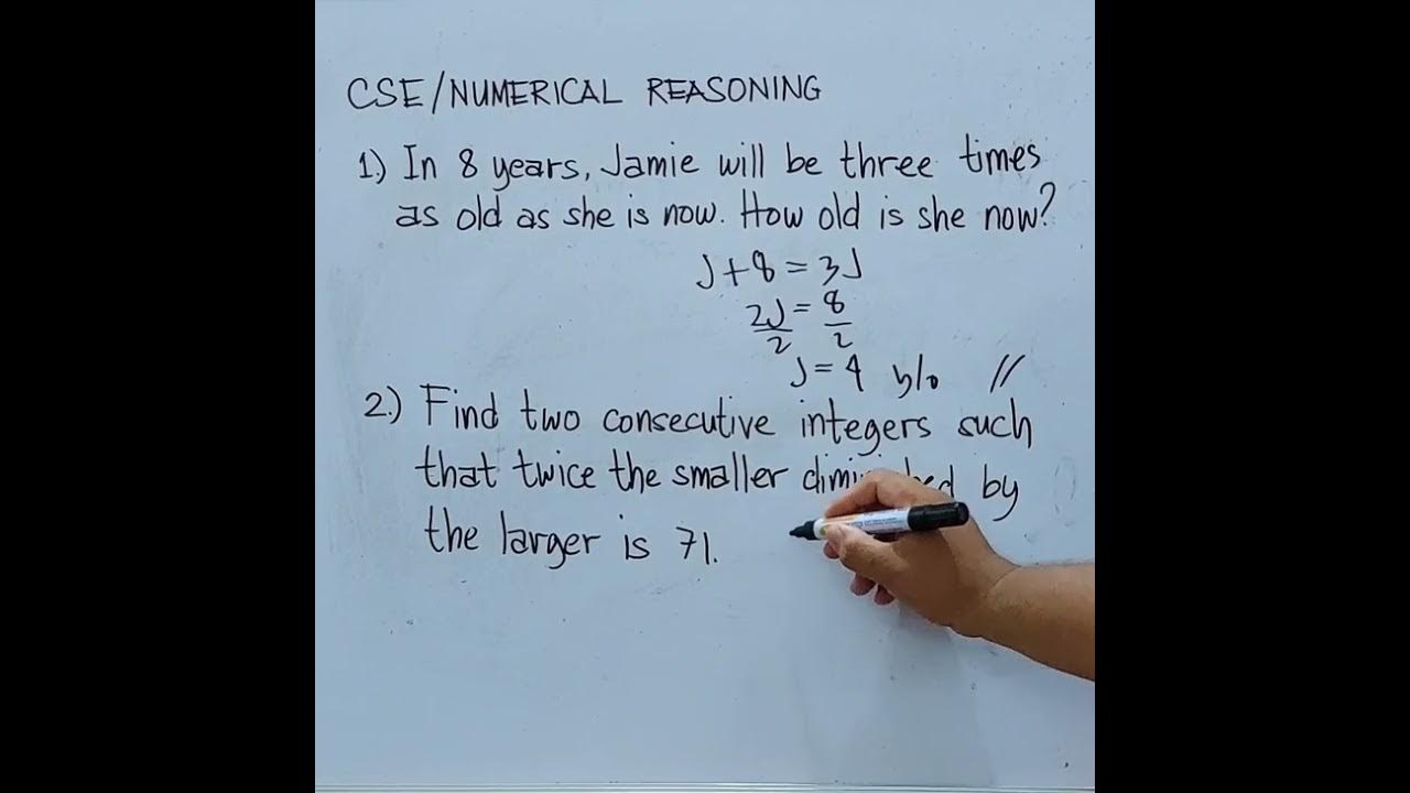 CSE/Numerical Reasoning - YouTube