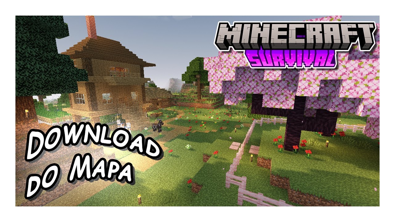 DOWNLOAD DO NOSSO MAPA DA SÉRIE SURVIVAL! (JAVA EDITION APENAS) - YouTube