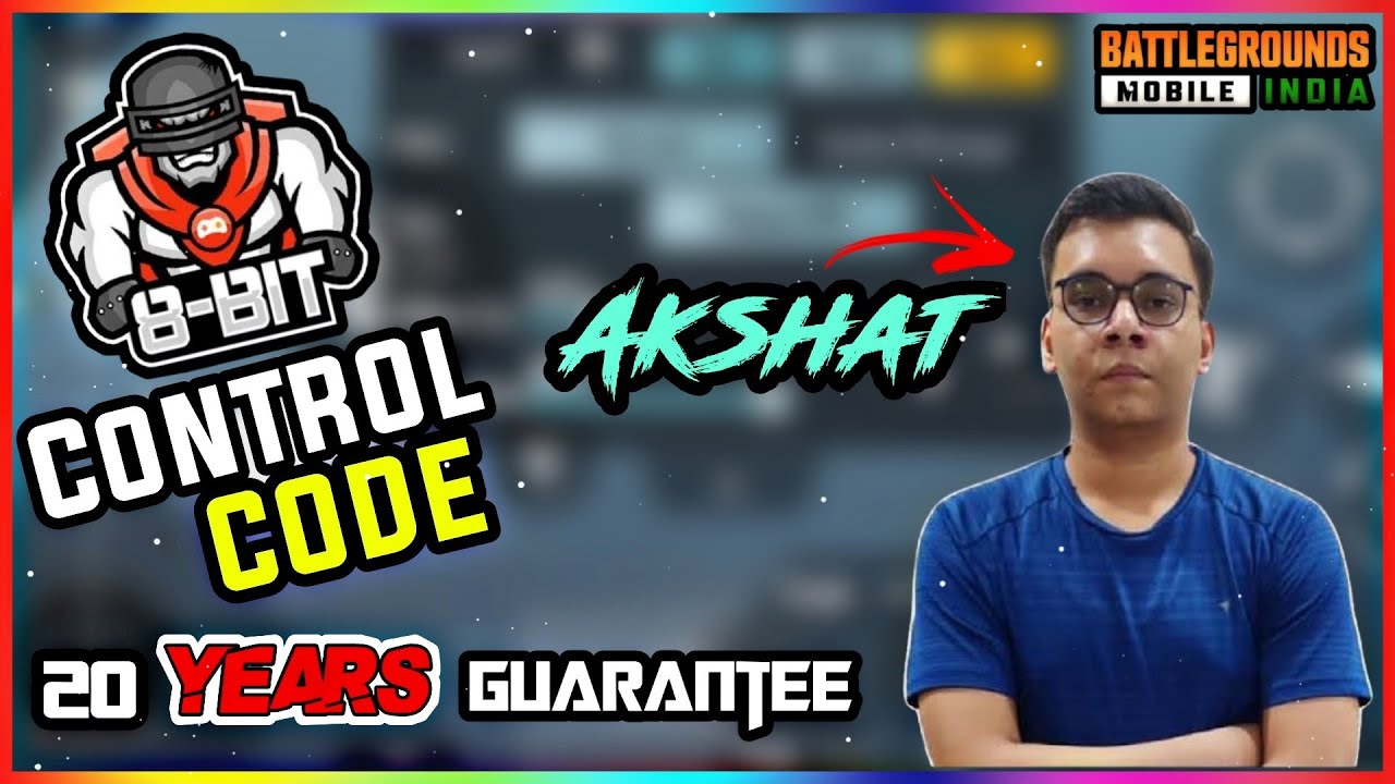 (BGMI) 8bit Akshat CONTROL Code 2021ll Bgmi ll Best 4 finger claw - YouTube