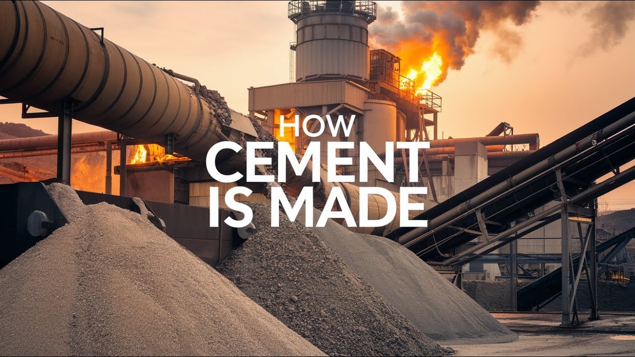 Watch How Cement Is Made - Step by Step Process Unveiled - YouTube