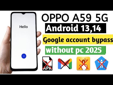 Oppo A59 5G frp bypass || oppo A59 5g google account bypass|| android 13,14 frp bypass - YouTube