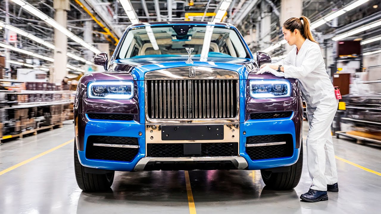 How the Most LUXURY Rolls-Royce are Made in This TOP SECRET UK Factory ...