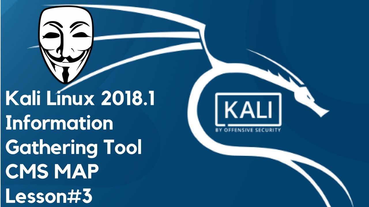 Kali Linux 2018.1 Information Gathering CmsMap tool lesson#3 - YouTube