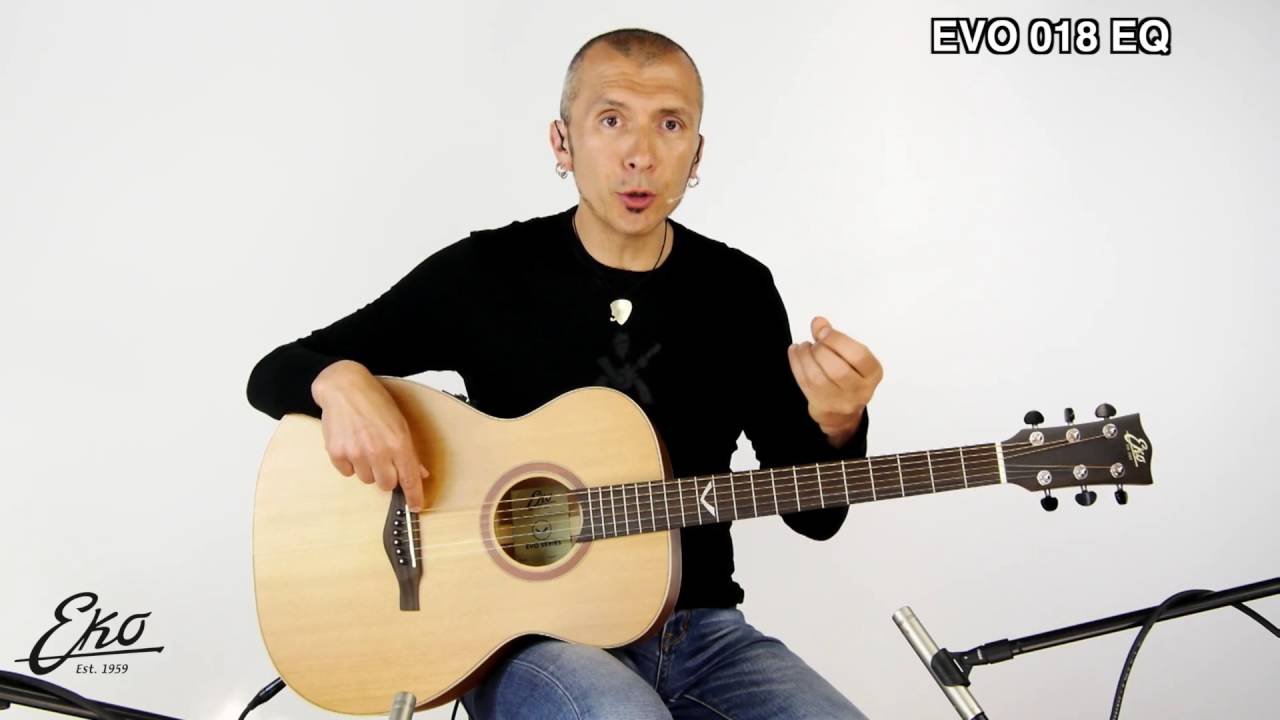 EVO 018 EQ spiegaz Massimo Varini presenta Eko Guitars - YouTube