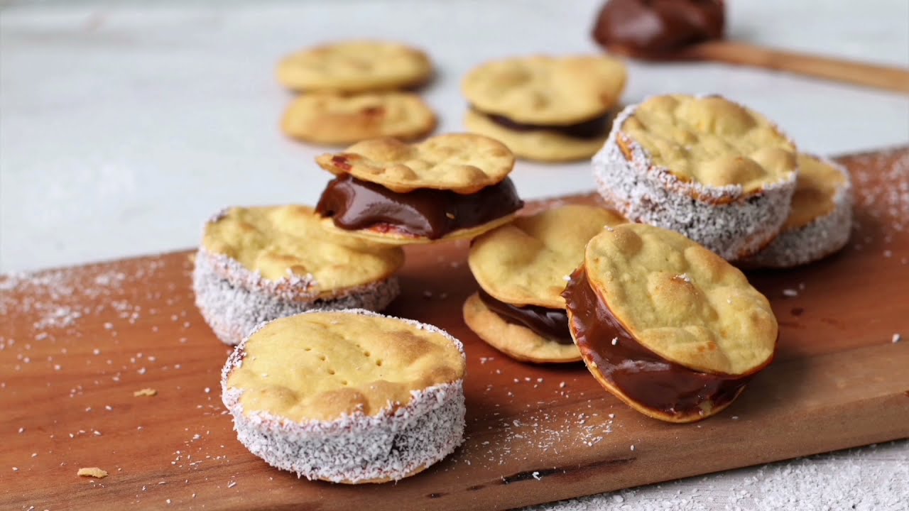 ALFAJORES RELLENOS CON MANJAR - YouTube
