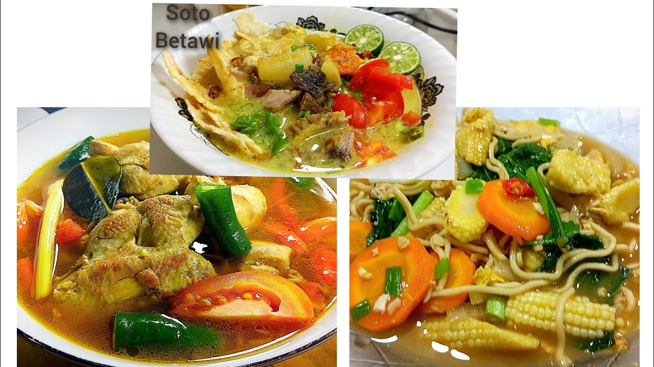 3 Resep Makanan Berkuah ..Yang Pertama Seger Banget..... - YouTube