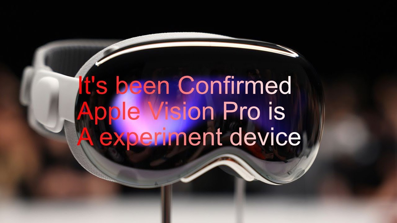 Apple Vision Pro was never made for Consumers. It's an Expensive device ...